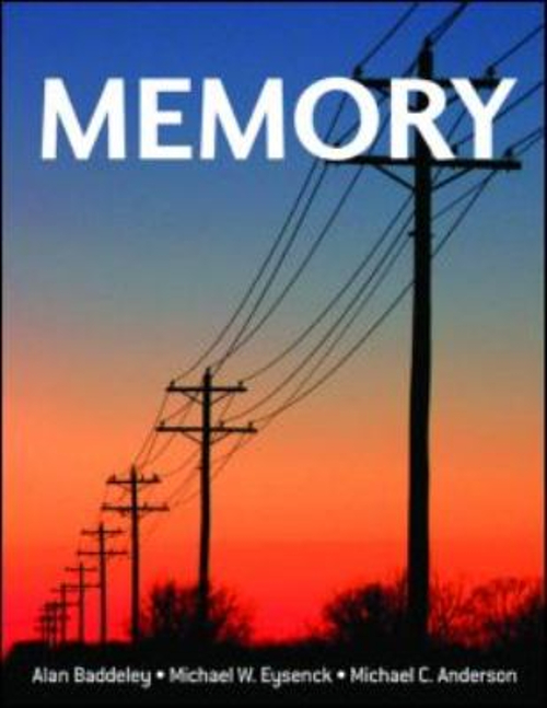 Memory Paperback Michael C., Eysenck, Michael W., Baddeley, Alan ...