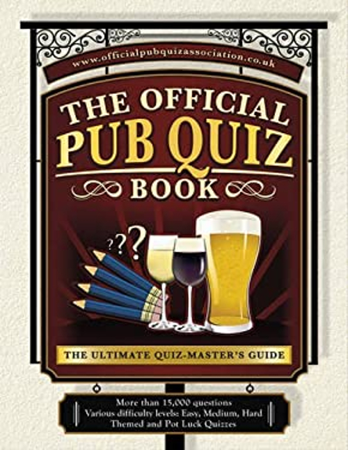 THE OFFICIAL PUB Quiz Book : The Ultimate Quiz-Master's Guide Har £4.90 ...